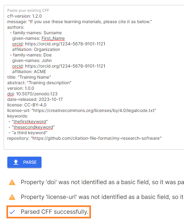 Publishing Preparations - FAIR-by-Design Training of Trainers